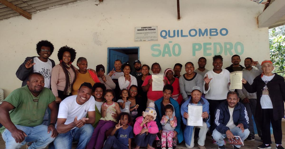 Quilombo São Pedro, no Vale do Ribeira, conquista título definitivo do ...